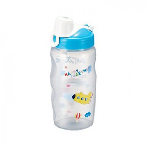 Lock and Lock Water Bottle With Straw Blue 350Ml