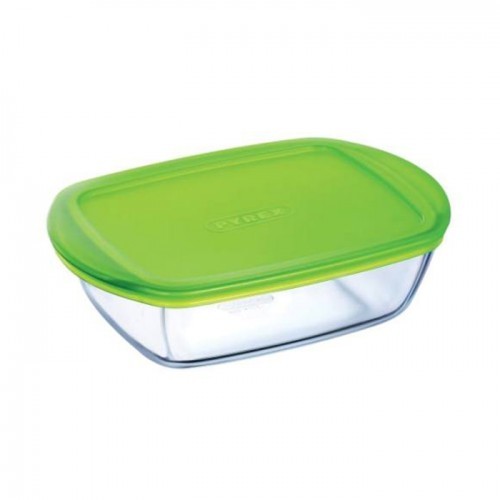 Pyrex Rectangle Dish With Plastic Lid 1.25L