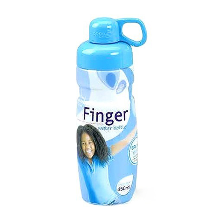 Lock&Lock Finger Water Bottle 450Ml Blue