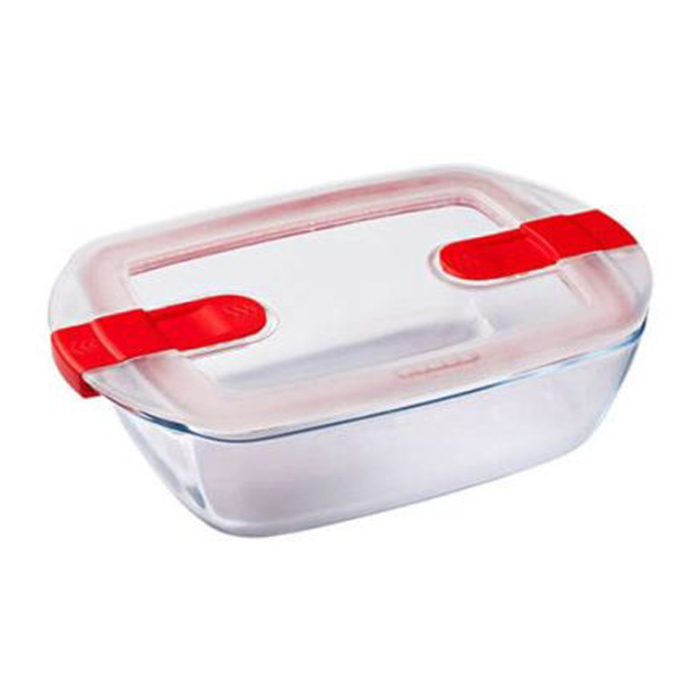 Pyrex Rectangle Roaster With Cover 17X10Cm